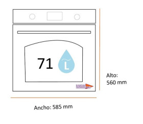 Bosch *DISCONTINUADO* HBA5360B0 - Horno Multifunción Hidrolítico 60cm ...