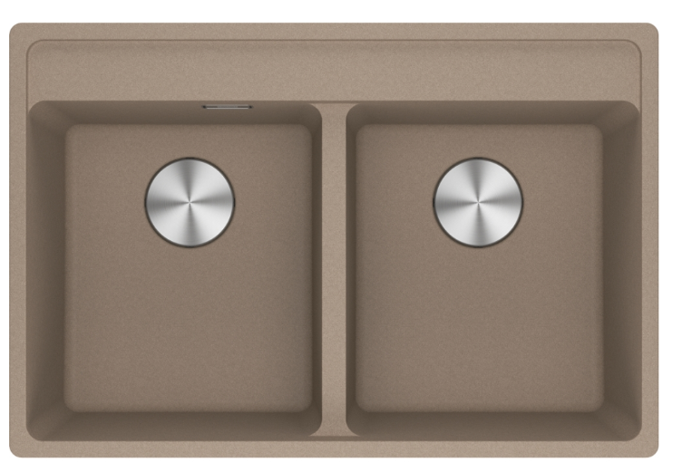 Franke 1140661680 - Fregadero Fragranite 2 Cubetas 80 cm Oyster ...