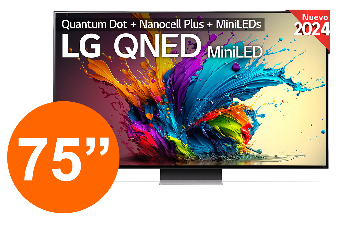 LG 75QNED91T6A - Televisor 75 pulgadas QNED MiniLED 4k Serie QNED91 ...