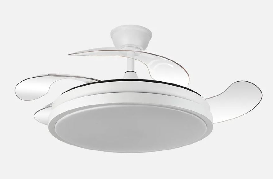 Abrila DC ESCORPION - Ventilador de Techo con 4 Aspas Desplegables 59 W ...