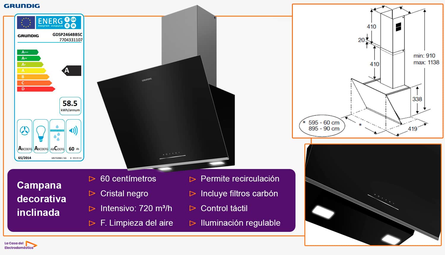 Grundig GDSP2464BBSC · Comprar ELECTRODOMÉSTICOS BARATOS en ...